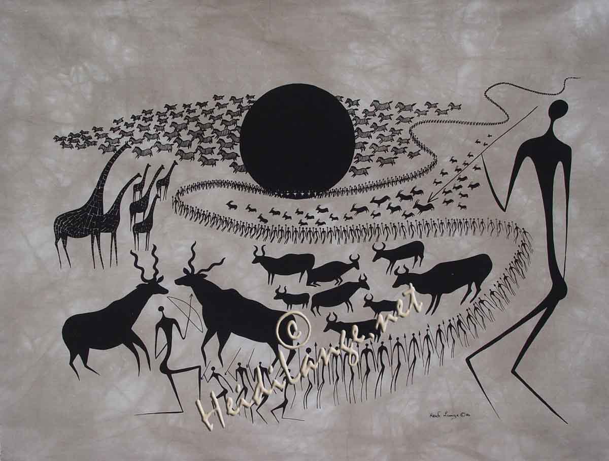 Heidi Lange Maasai Hunting #122 in Men - $119.99