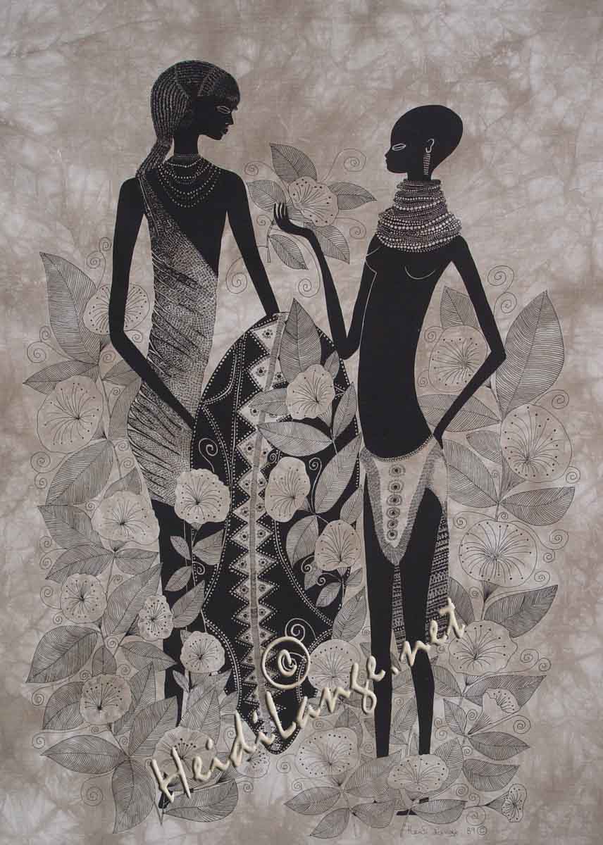 Heidi Lange Turkana Couple #145 in African - $299.99