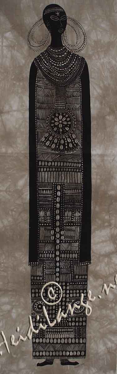 Heidi Lange Tall Maasai Woman I #203 in Women - $109.99