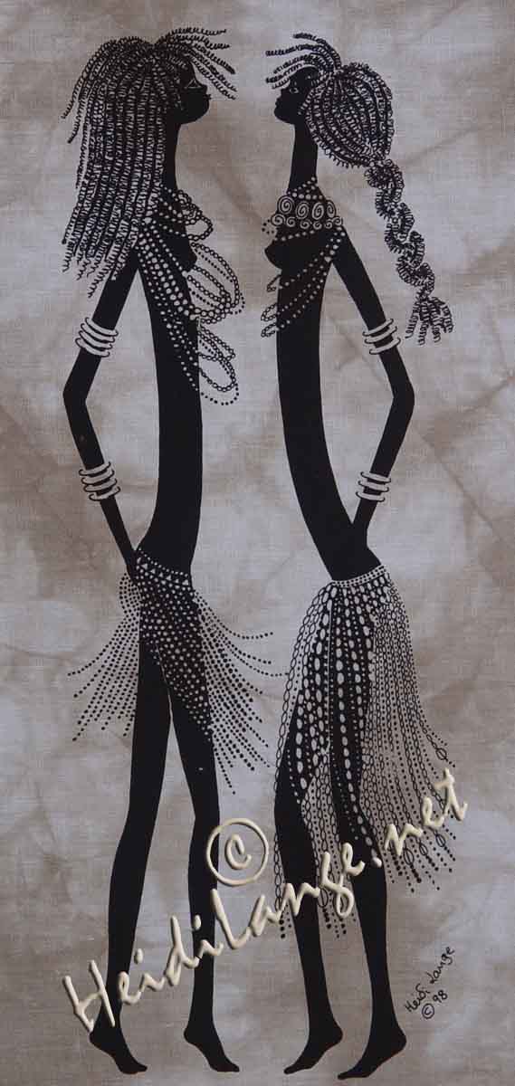 Heidi Lange African Girls V #222 in Women - $29.99