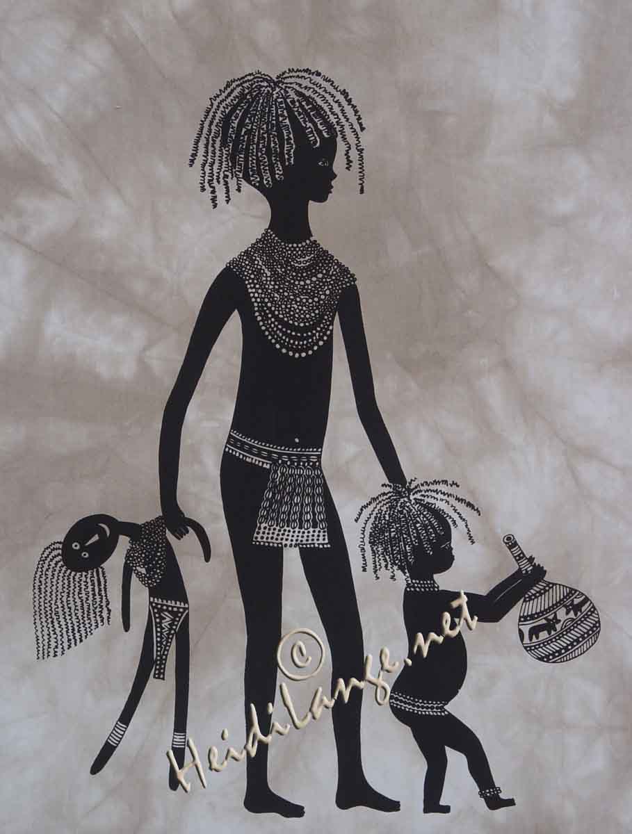 Heidi Lange Child with Doll #46 in Children - $39.99